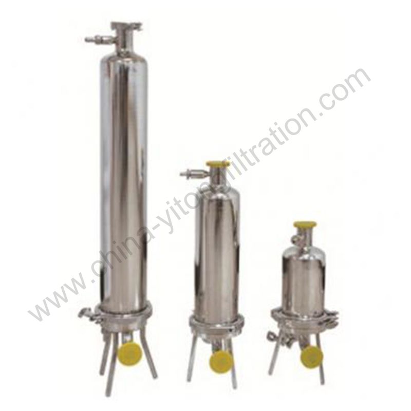 Industrial Single Cartridge Filter Housing, Reverse Flow Washing ...